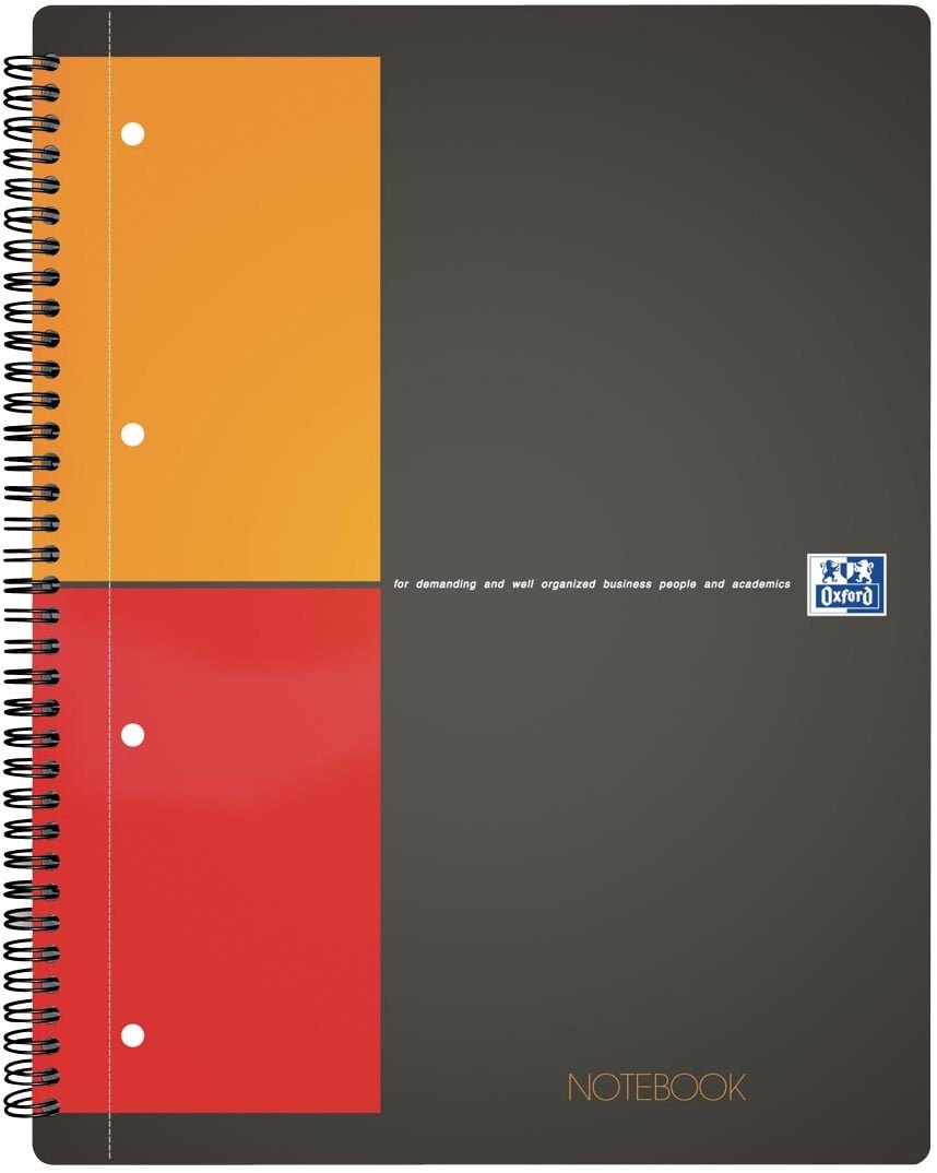 Oxford INTERNATIONAL notebook, 160 pages, ft A4+, quadrillé 5 mm bij ...
