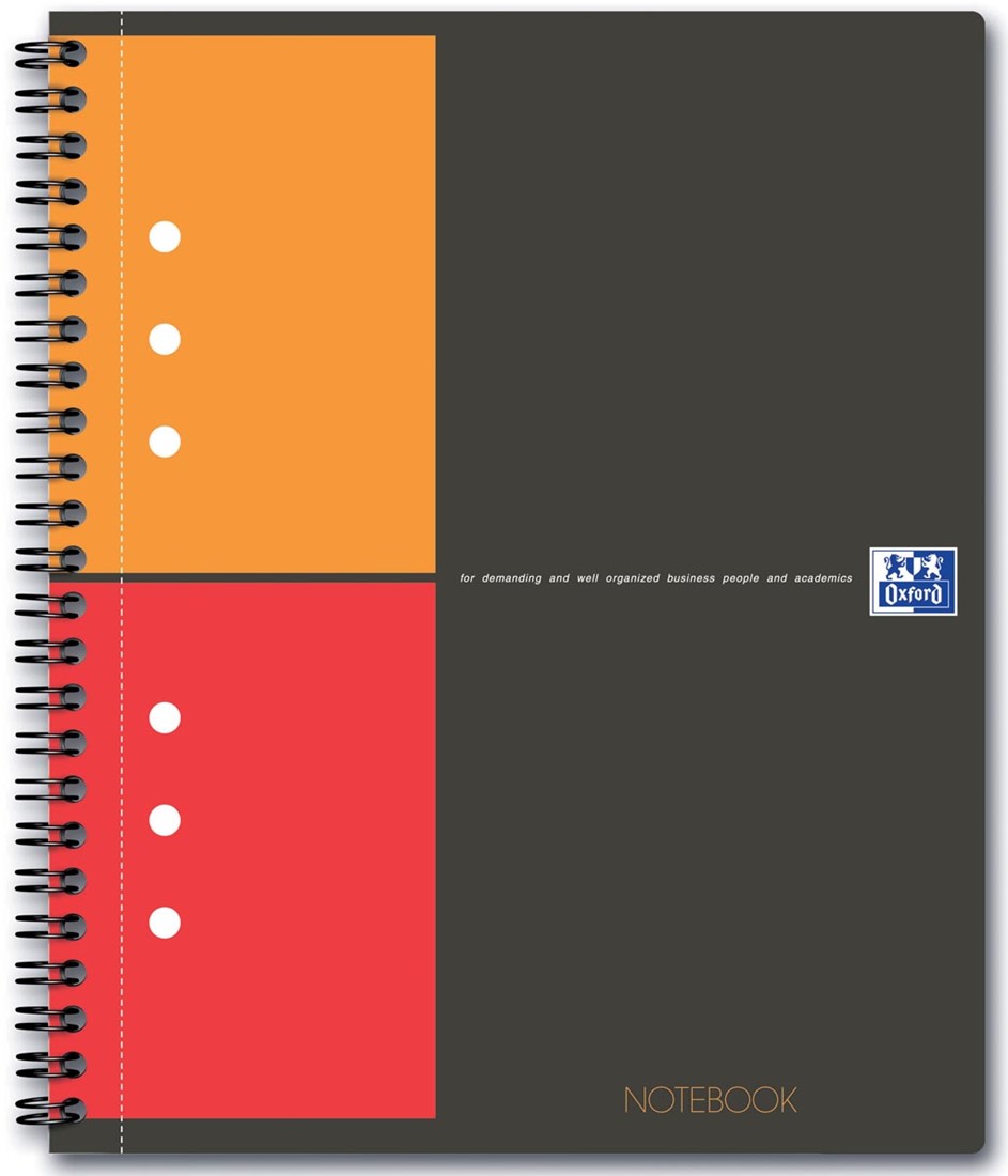 Oxford INTERNATIONAL notebook, 160 pages, ft A5+, quadrillé 5 mm bij ...