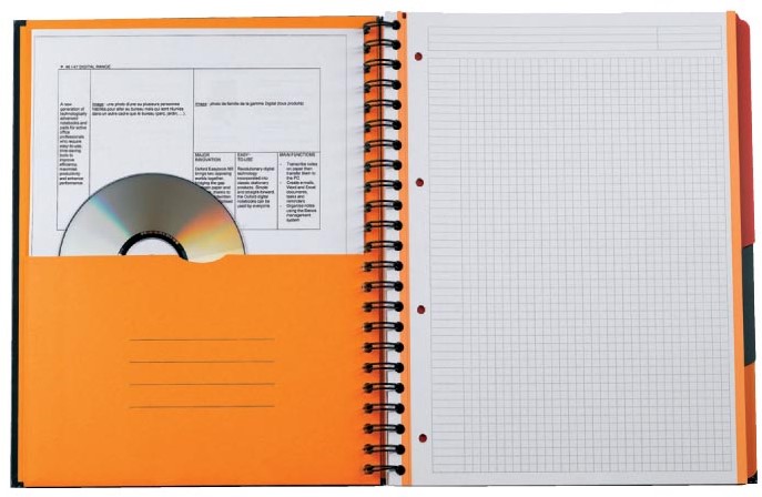 Oxford INTERNATIONAL filingbook, 200 pages, ft A4+, ligné bij VindiQ Office