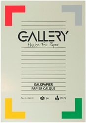 Gallery kalkpapier, ft 29,7 x 42 cm (A3), blok van 20 vel bij VindiQ Office