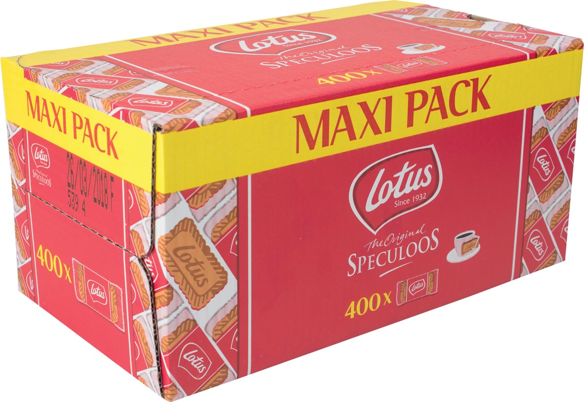 Lotus speculoos avec chocolat, boîte de 200 pièces bij VindiQ Office