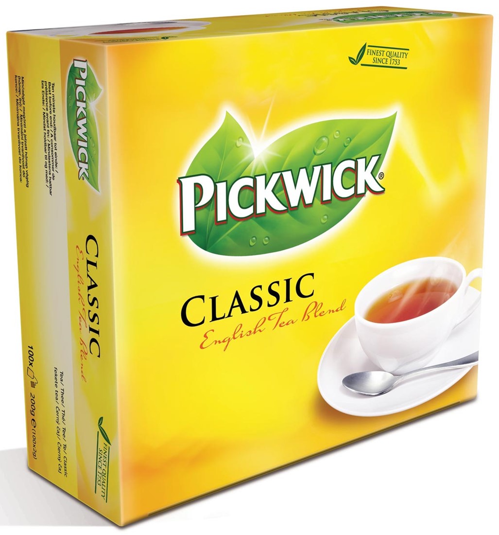 Pickwick thee, English Tea Blend, pak van 100 stuks, 2 g per zakje bij ...
