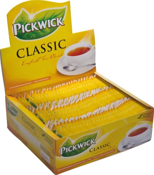 Pickwick thee, English Tea Blend, pak van 100 stuks, 2 g per zakje bij ...