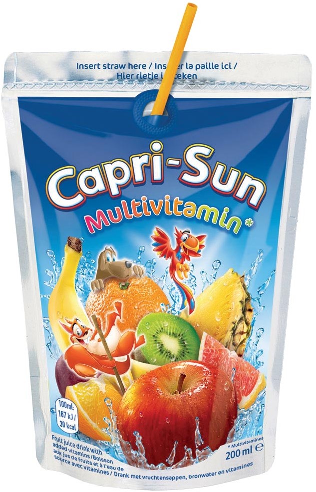 Capri-Sun jus de fruits Multivitamin, poche de 200 ml, paquet de 10 ...