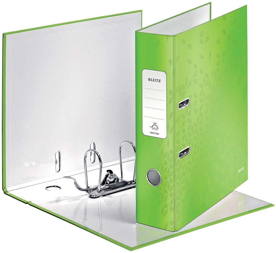 Leitz WOW classeur à levier, vert, dos de 8,0 cm bij VindiQ Office
