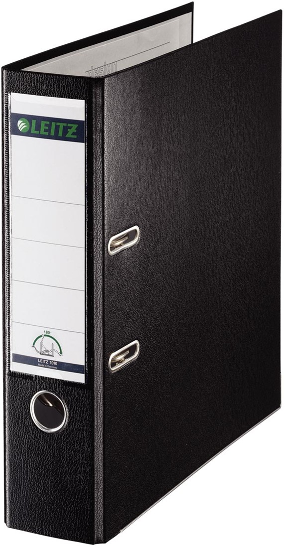 Leitz 180° ordner, A4, uit PP, rug van 8 cm, zwart bij VindiQ Office