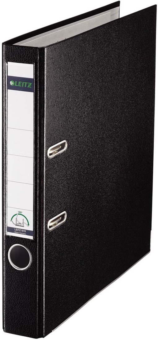 Leitz 180° ordner, A4, uit PP, rug van 5 cm, zwart bij VindiQ Office