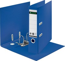 Leitz Recycle 180° ordner, rug van 8 cm, blauw bij VindiQ Office