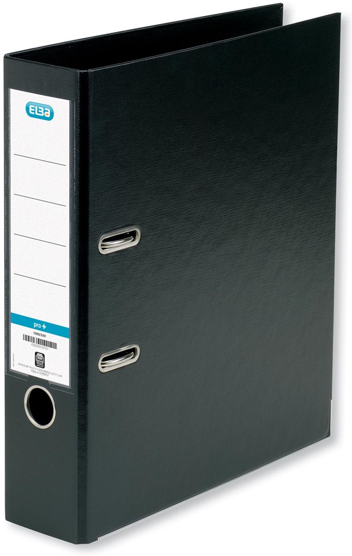 Elba ordner Smart Pro+, zwart, rug van 8 cm bij VindiQ Office