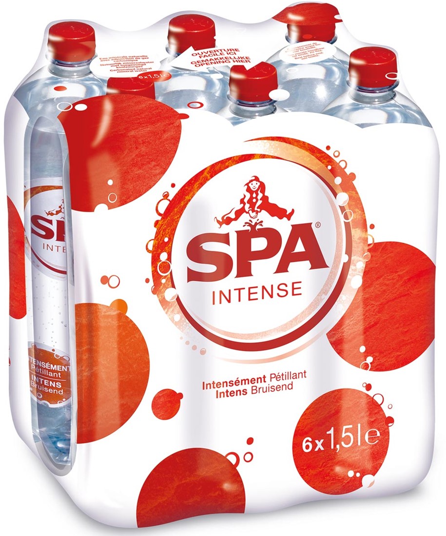 Spa Intense water, fles van 50 cl, pak van 24 stuks bij VindiQ Office