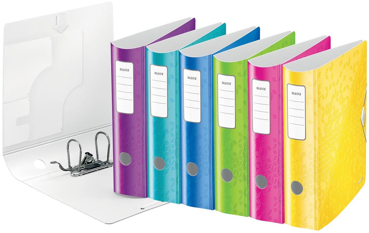 Leitz WOW ordner Active, geassorteerde kleuren, rug van 8,2 cm bij ...