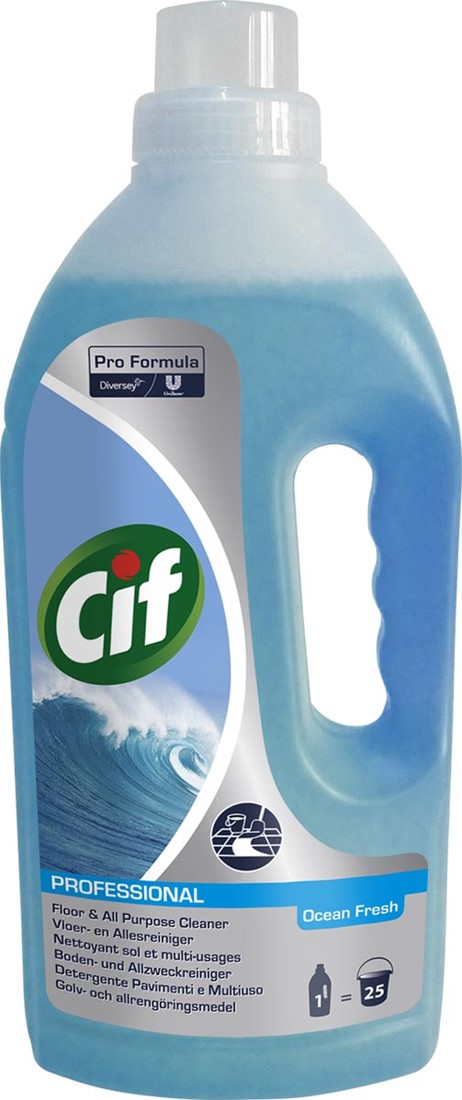 Cif allesreiniger oceaanfris, flacon van 1 liter bij VindiQ Office