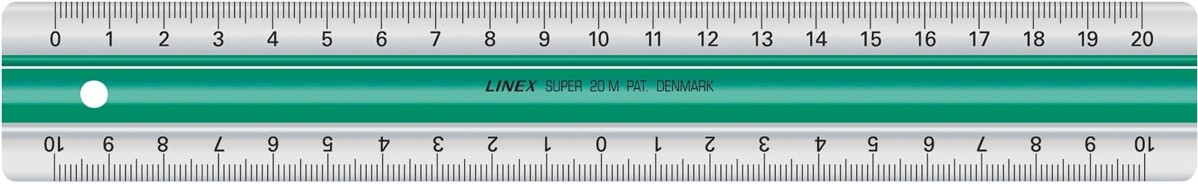 Linex liniaal 20 cm bij VindiQ Office
