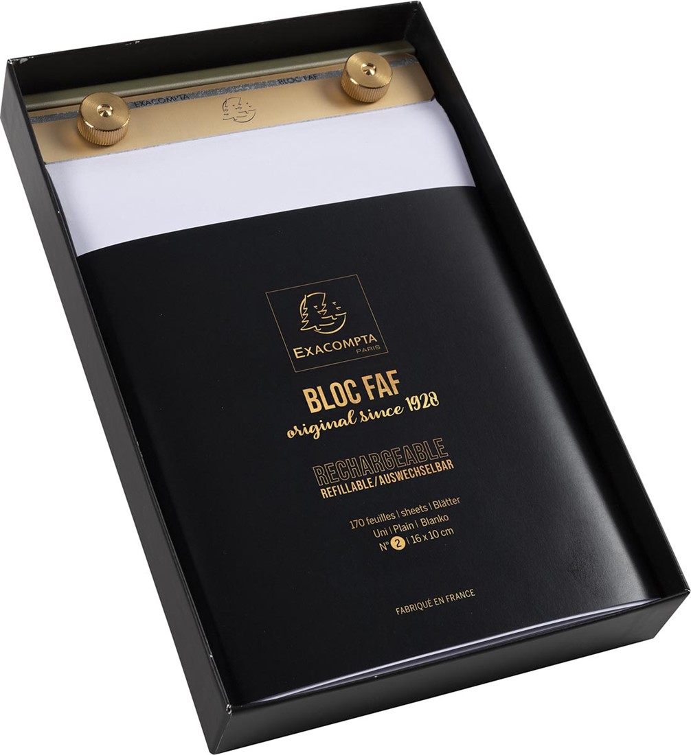 Exacompta bloc de notes FAF N°2, uni, ft 16 x 10 cm bij VindiQ Office
