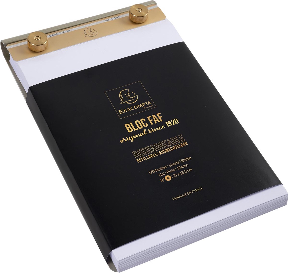 Exacompta bloc de notes FAF N°4, uni, ft 21 x 13,5 cm bij VindiQ Office
