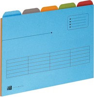 Oxford Ultimate dossiermap ft A4, uit karton, 5 tabs, assorti bij ...