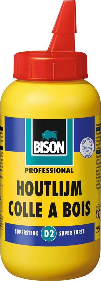 Bison houtlijm Original, wit, flacon van 250 gram bij VindiQ Office