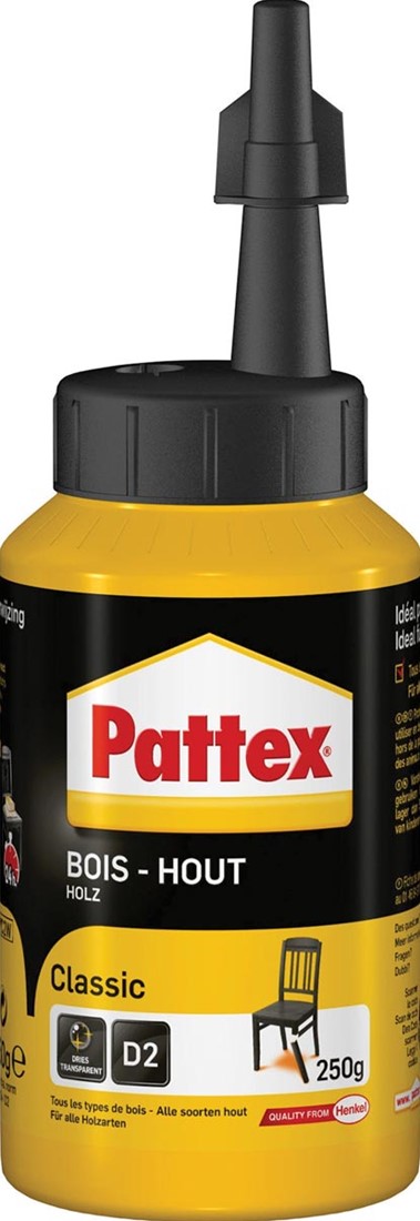 Pattex houtlijm Classic, flacon van 250 g bij VindiQ Office