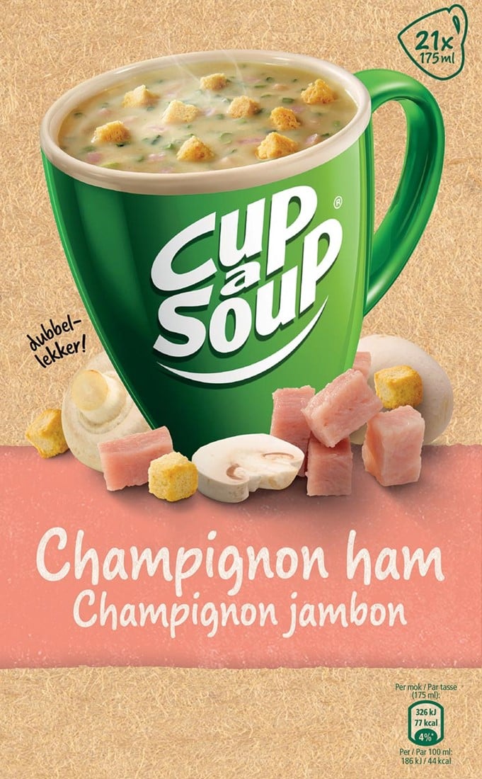 Cup-a-Soup champignon ham, pak van 21 zakjes bij VindiQ Office