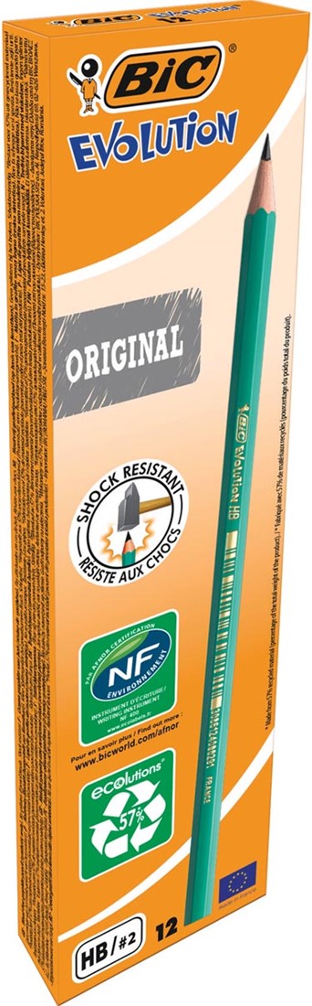 Conté potlood ECOlutions Evolution zonder gum, doos van 12 stuks bij ...