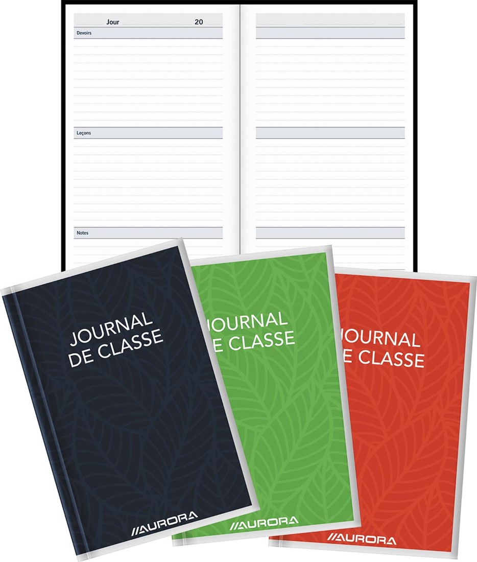 Aurora Education journal de classe ft 10,5 x 16,5 cm, 224 pages ...