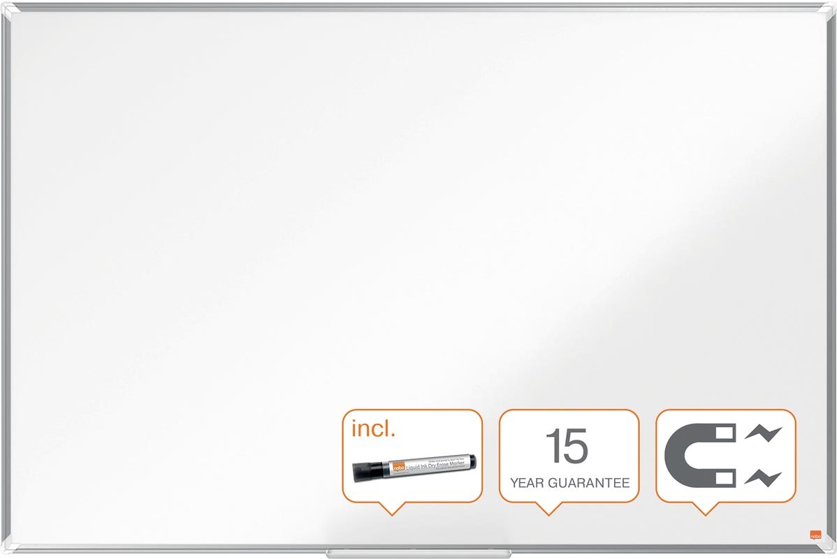 Nobo Premium Plus tableau blanc, acier laqué, magnétique, 150 x 100 cm ...