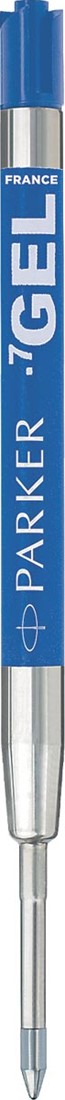Parker Quink Gel vulling voor balpen medium, blauw, blister met 2 stuks bij VindiQ Office