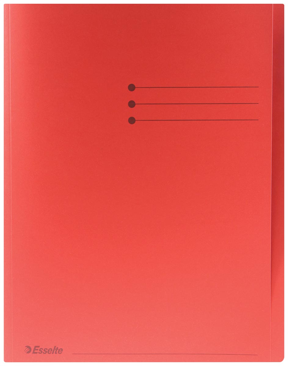 Esselte dossiermap rood, pak van 100 stuks bij VindiQ Office