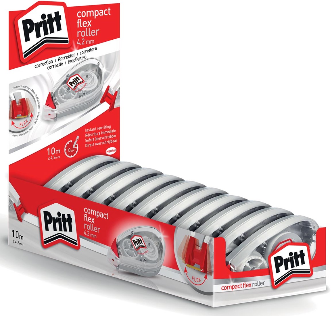 Pritt correctieroller Compact Flex 4,2 mm x 10 m bij VindiQ Office