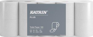 Katrin Plus toiletpapier, 4-laags, 180 vel per rol, pak van 10 rollen ...