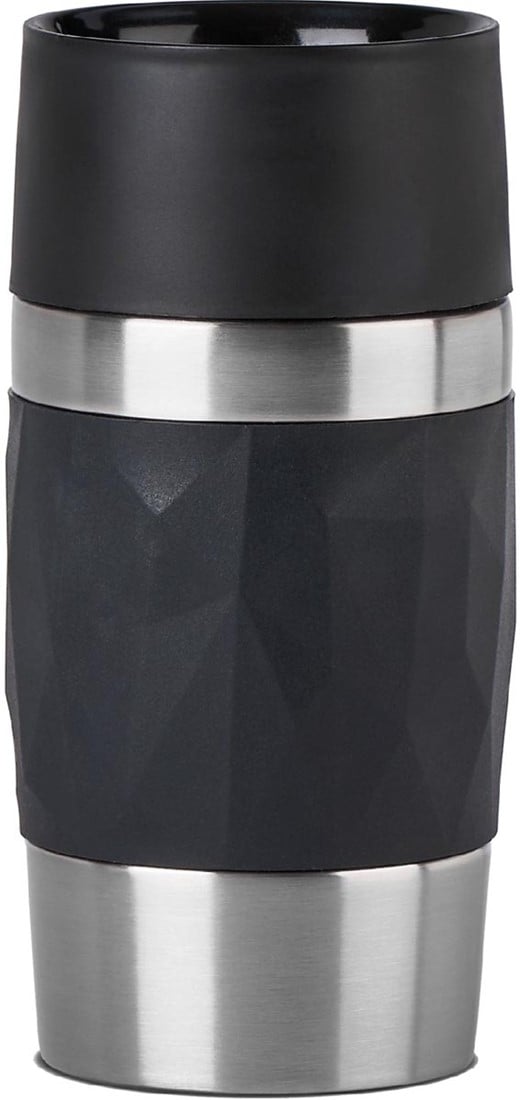 Emsa Travel Mug Compact thermosbeker, 0,3 l, zwart bij VindiQ Office