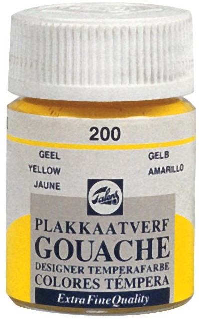 Talens gouache Extra Fine flacon de 16 ml, jaune bij VindiQ Office