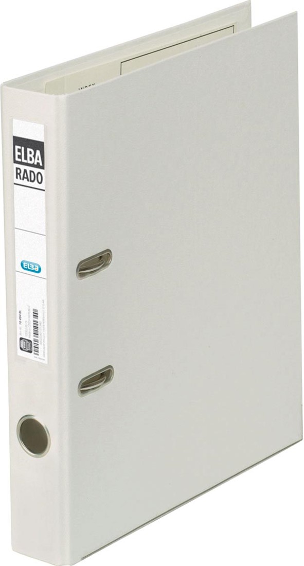 Elba Rado Plast ordner, wit, rug van 5 cm bij VindiQ Office