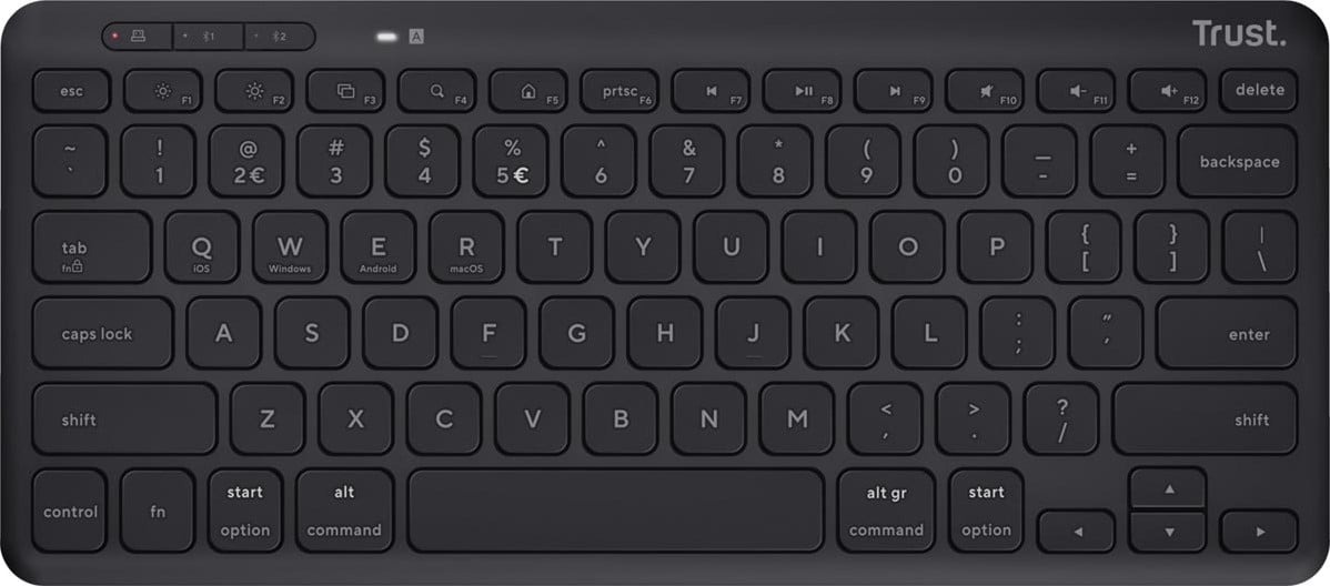 Trust Lyra Eco draadloos toetsenbord, qwerty bij VindiQ Office