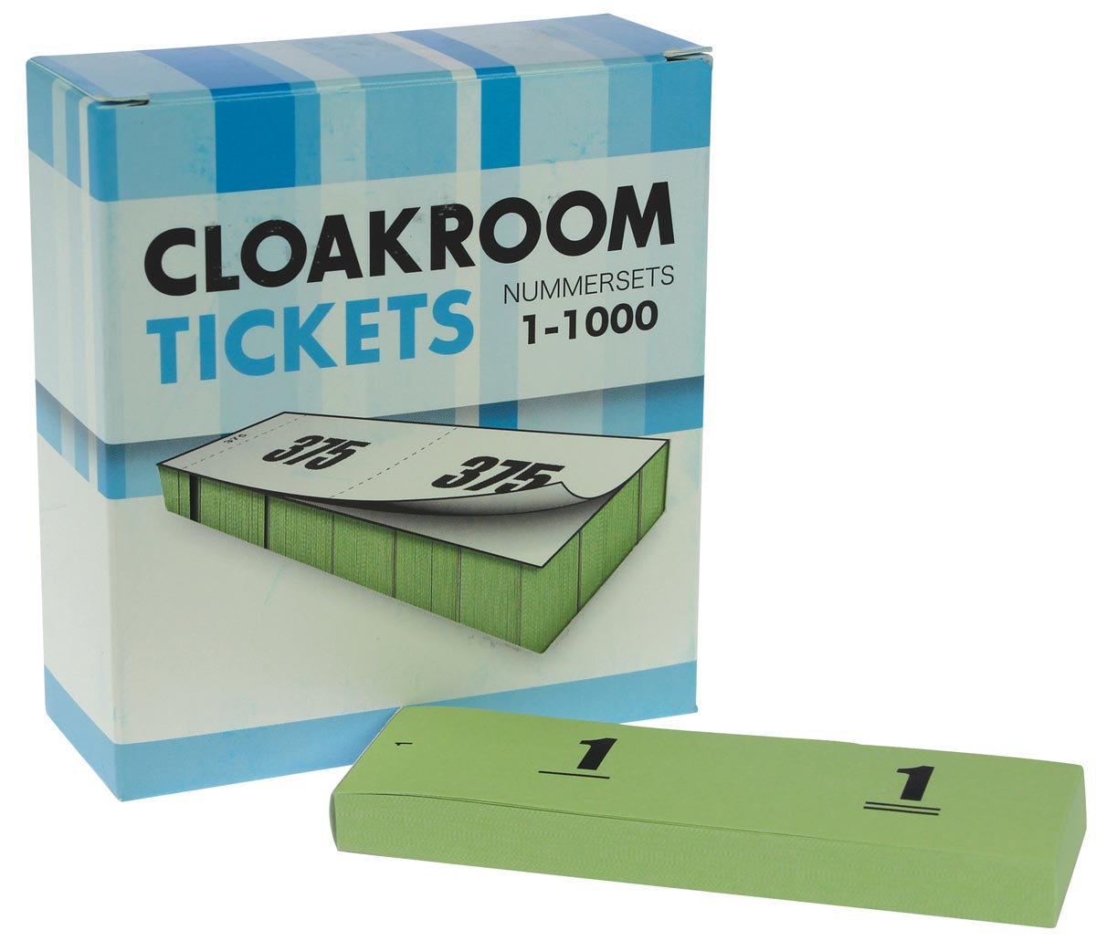 Nummer-/ garderobeblokken groen bij VindiQ Office