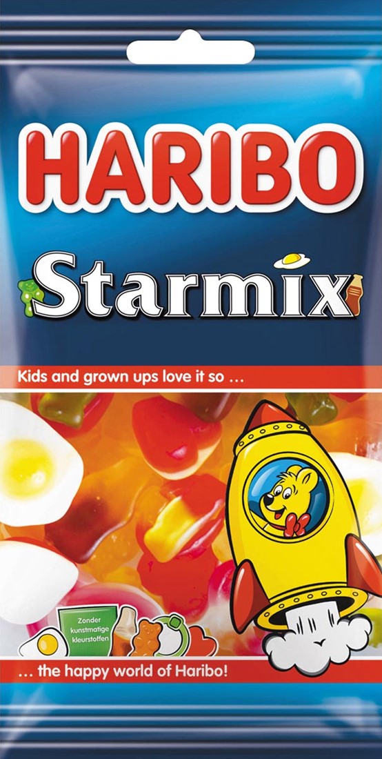Haribo snoep Starmix, zak van 100 g bij VindiQ Office