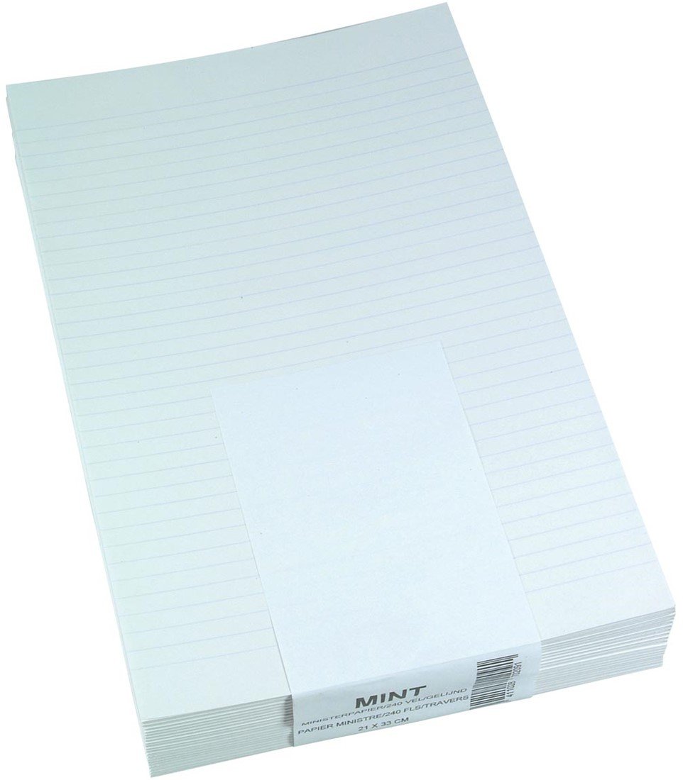 Papier ministre ligné bij VindiQ Office