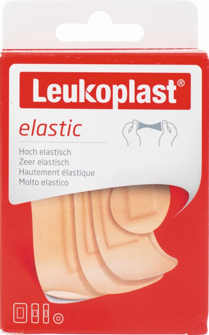Leukoplast elastische pleisters, assortiment van 40 stuks bij VindiQ Office