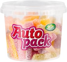 Lutti autopack snoep zure sticks, doos van 175 g bij VindiQ Office