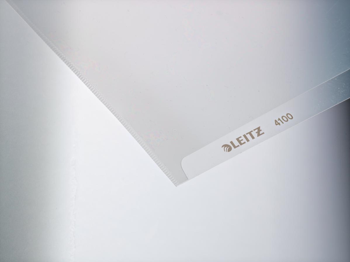 Leitz L-map ft A4, uit harde PVC, pak van 100 stuks bij VindiQ Office