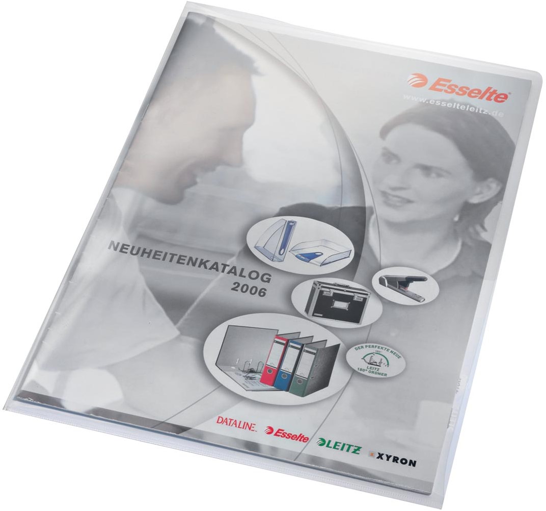 Leitz L-map ft A4, uit harde PVC, pak van 100 stuks bij VindiQ Office