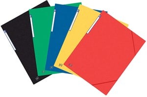 Oxford Top File+ farde à rabats, pour ft A3, couleurs assorties bij ...
