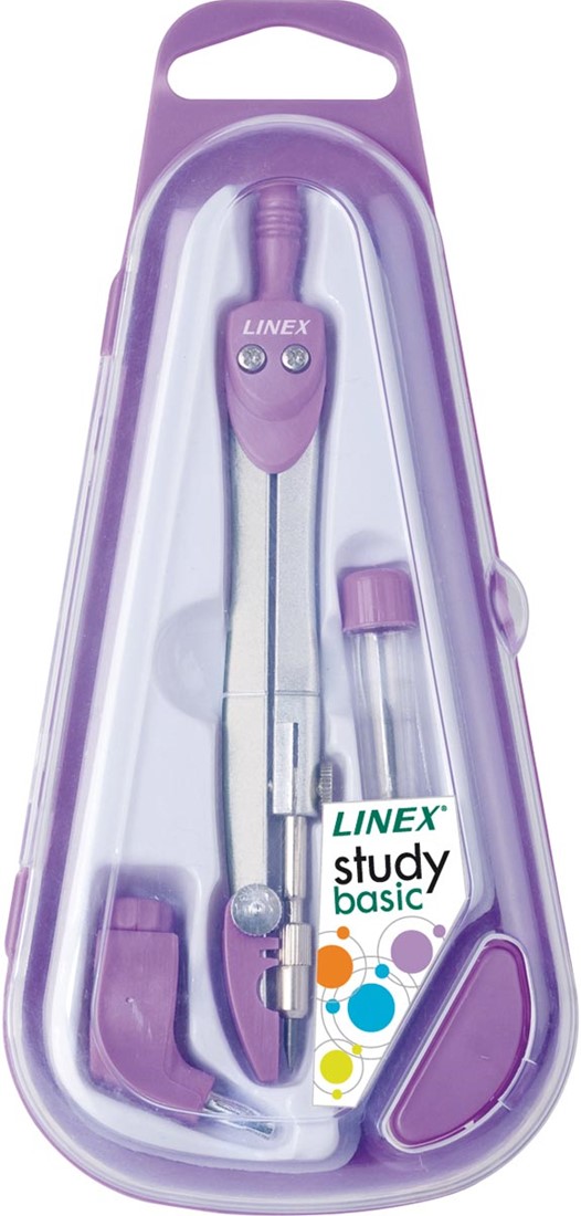 Linex compas scolaire 950, 3 pièces, en boîte distributrice, en ...