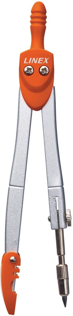 Linex schoolpasser 950, 3 -delig, in een ophangdoosje, in geassorteerde ...