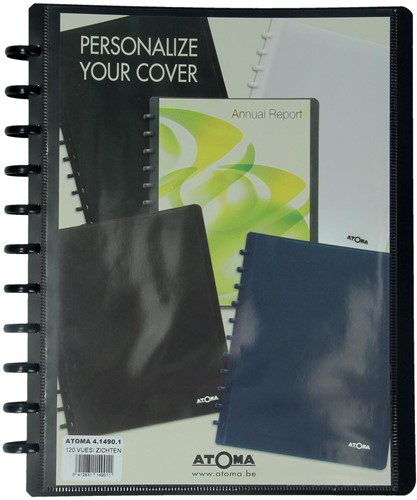 Atoma showalbum, voor ft A4, uit PP, met 60 tassen, personaliseerbaar ...