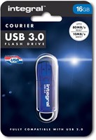 Integral COURIER USB stick 3.0, 16 GB bij VindiQ Office