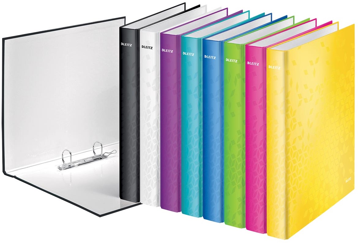 Leitz WOW ringmap 2 ringen, geassorteerde kleuren bij VindiQ Office