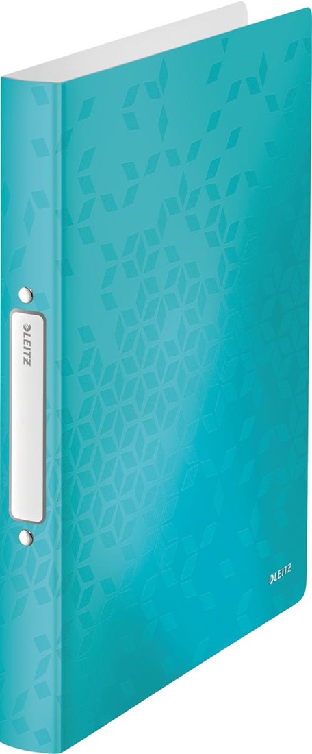 Leitz WOW ringmap, uit PP, ft A4, ijsblauw bij VindiQ Office