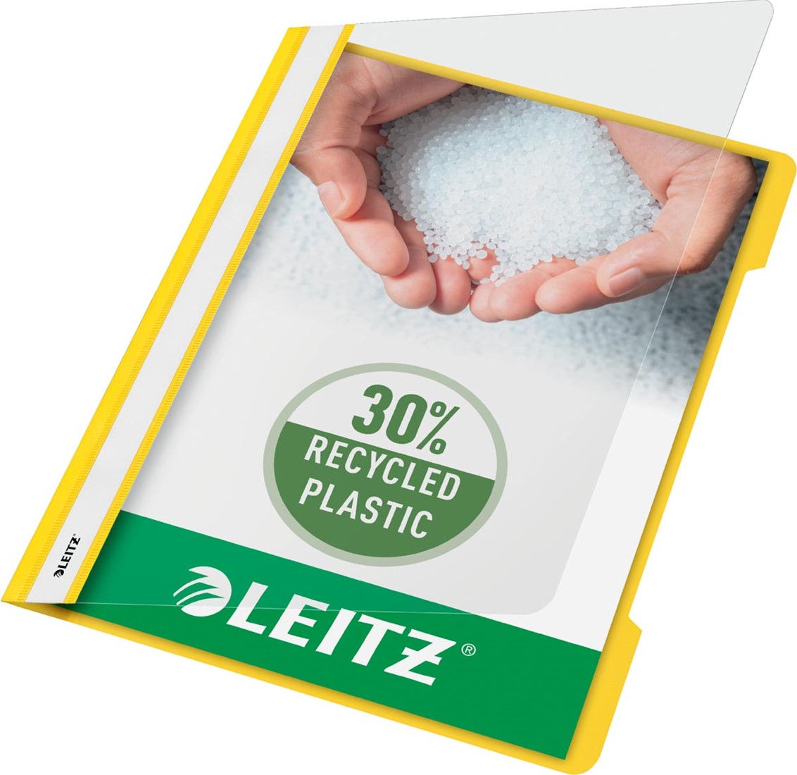 Leitz Snelhechtmap geel, ft A4 bij VindiQ Office