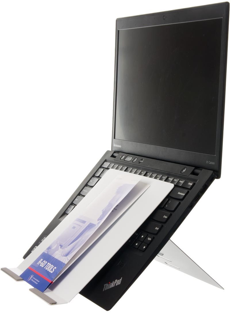 R-Go Riser Attachable support pour ordinateur portable, blanc bij VindiQ Office